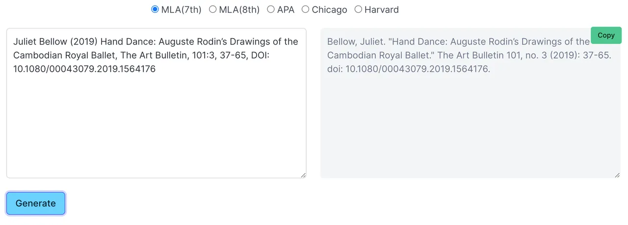 MLA 8 Format Generator: One-Click AI Citations for Academic Writing